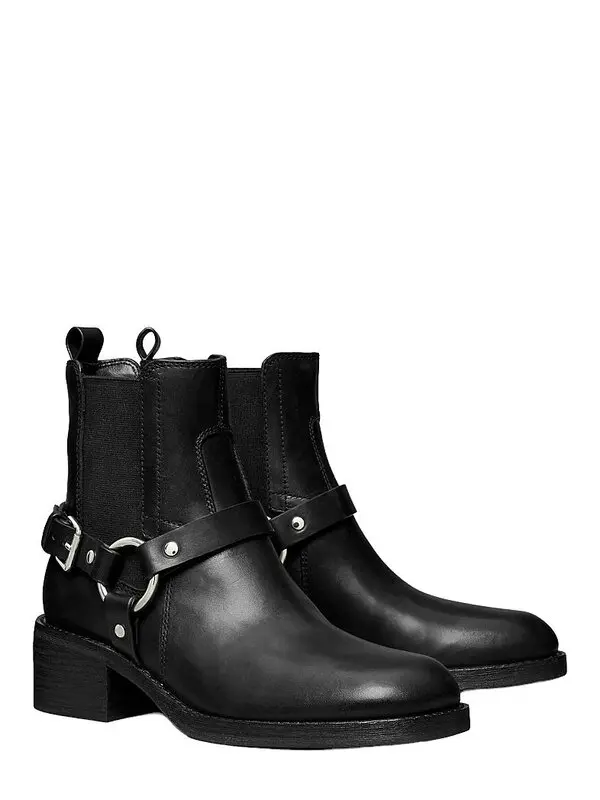 Tory Burch Moto Boots - Perfect Black