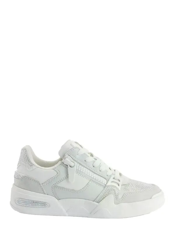 GIUSEPPE ZANOTTI Gz-ghost Zip Embellished Sneakers - White