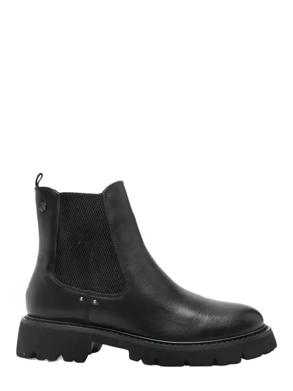 CARMELA Elastic-panel Boots - Black