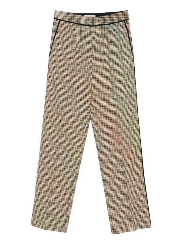 Iceberg Checked Trousers - Neutrals