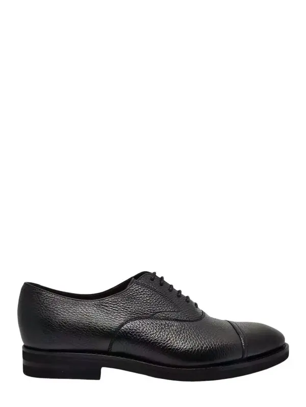 HENDERSON BARACCO Textured Oxford Shoes - Black