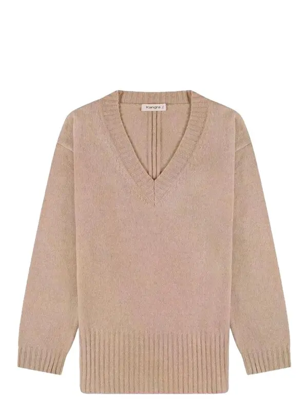 KANGRA V-neck Sweater - Neutrals