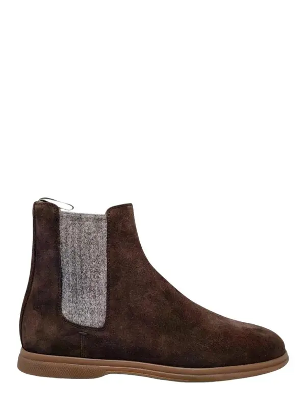 HENDERSON BARACCO Suede Ankle Boots - Brown