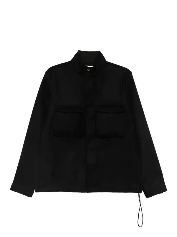 RANRA Flap-pocket Jacket - Black