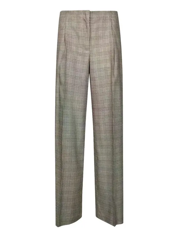 8PM Plaid Trousers - Neutrals