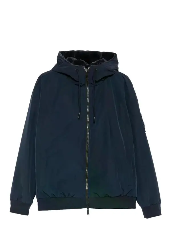 Moose Knuckles Roland Reversible Hooded Jacket - Blue