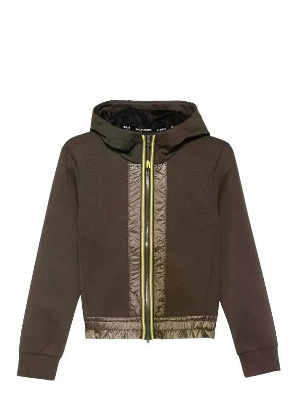 MARCCAIN Quilted Hooded Jacket - Green