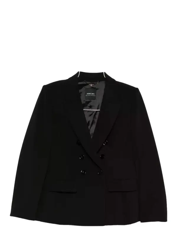 MARCCAIN Double-breasted Jacket - Black