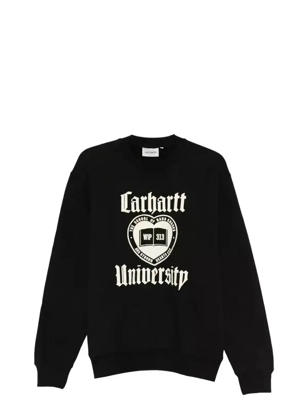 Carhartt Work In Progress Crewneck Long-sleeve Sweatshirt - Black