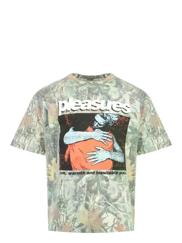 PLEASURES Graphic Embrace T-shirt - Green