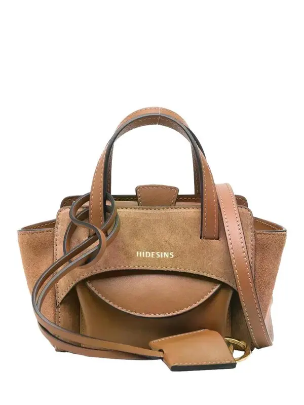 HIDESINS Xs Flap Tote Bag - Brown
