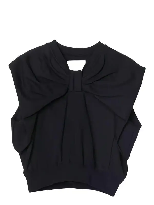 3.1 Phillip Lim Bow-embellished Sleeveless Tank Top - Black