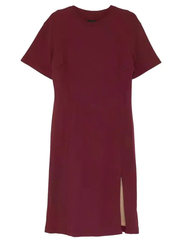 MARCCAIN Side-slit Knee-length Dress - Red