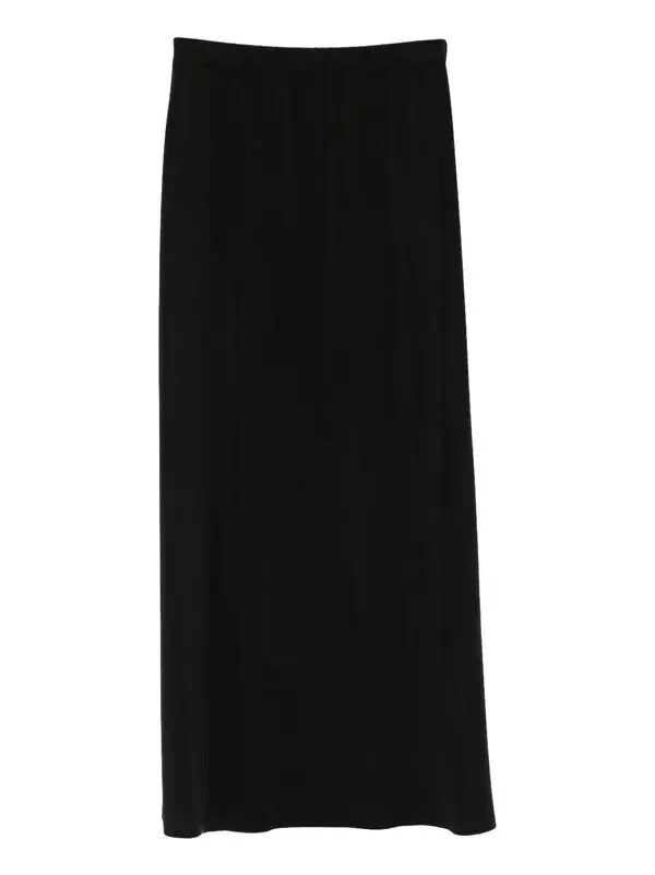 Sú Straight Hem Skirt - Black