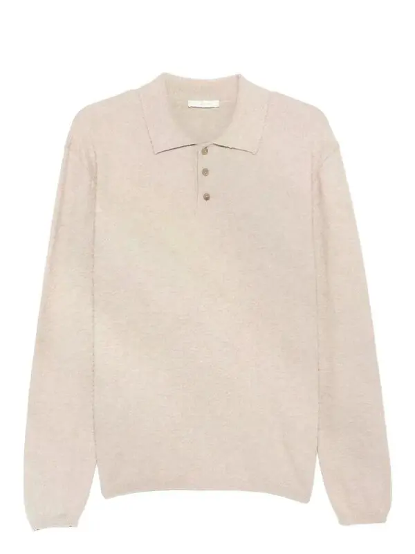 THE ROW Almot Polo Sweater - Neutrals