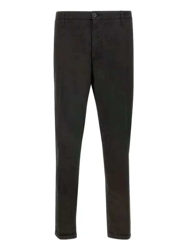 RE-HASH Welt-pocket Chino Trousers - Black