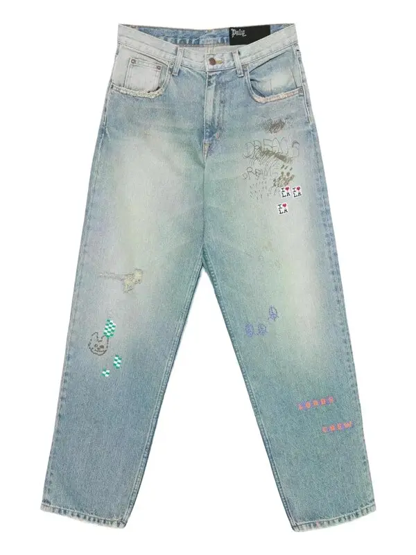 PALY Hollywood Straight-leg Jeans - Blue