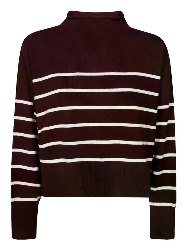 8PM Horizontal-striped Knitwear - Brown