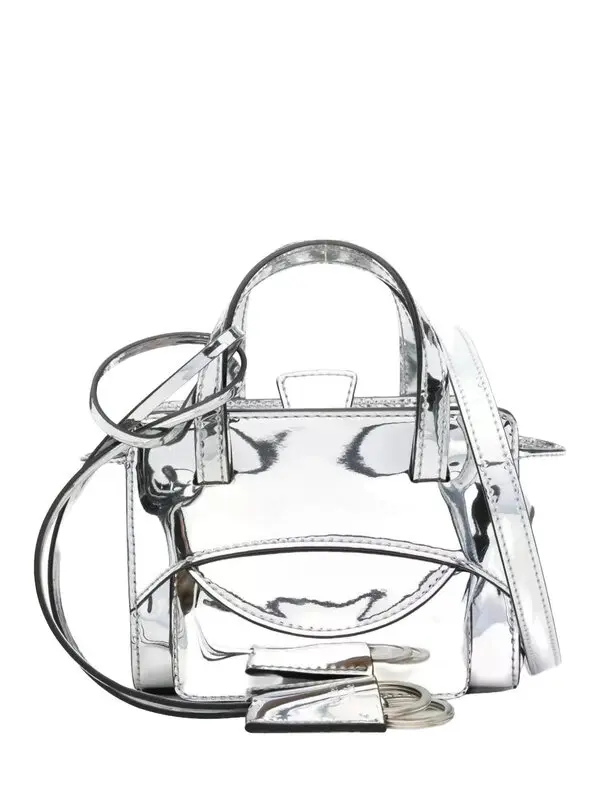HIDESINS Xs Flap Tote Bag - Silver
