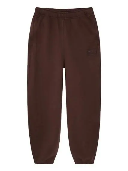 StÜssy X Nike Stone Washed Fleece Pant - Dark Cinder
