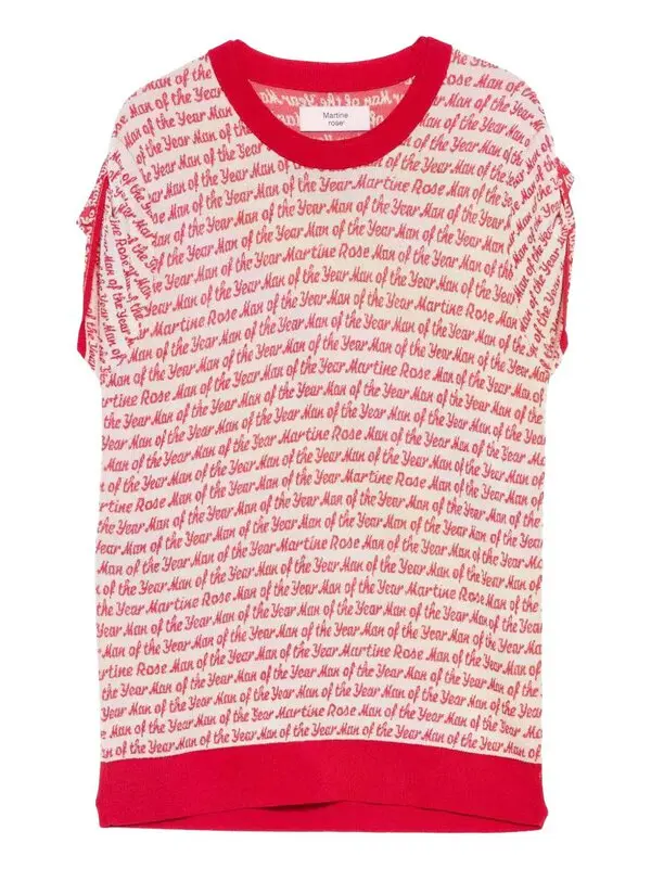 Martine Rose Patterned T-shirt - White