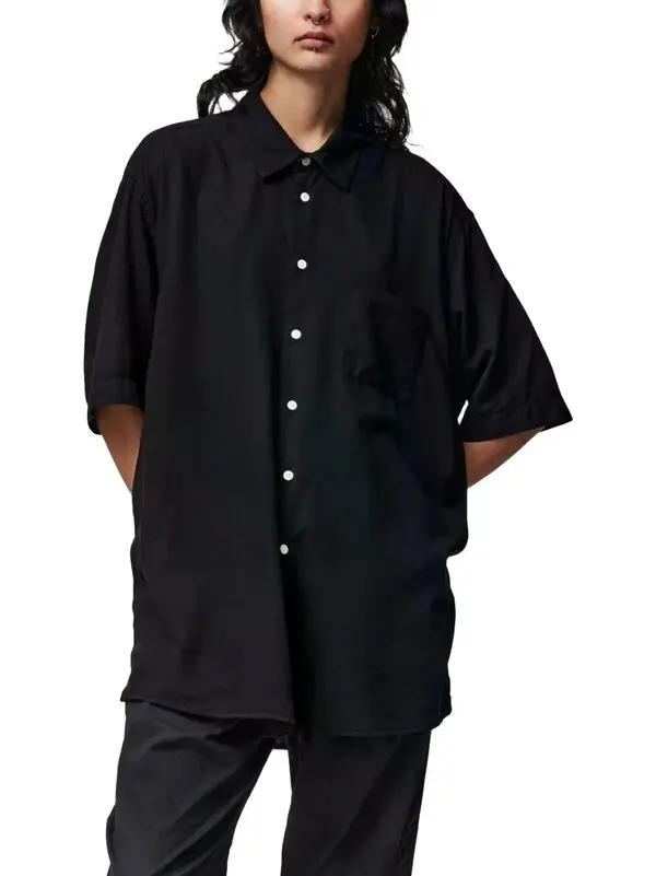 ADNYM Pocket Button Shirt - Black