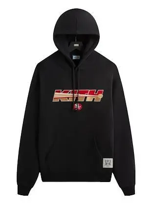 Kith X Nfl San Francisco 49ers Vintage Nelson Hoodie - Black