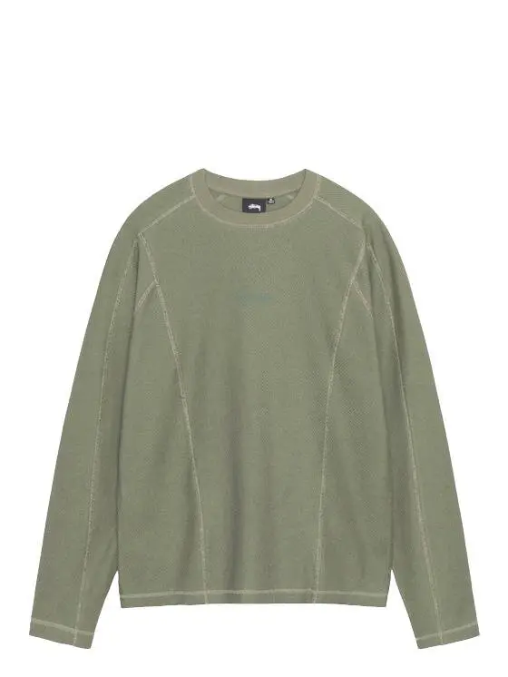 StÜssy Wave Jersey Crew - Olive