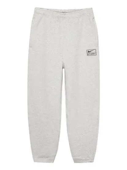 StÜssy X Nike Fleece Pant - Grey Heather