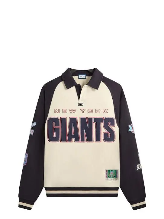 Kith X Nfl New York Giants Vintage Rugby - Sandrift