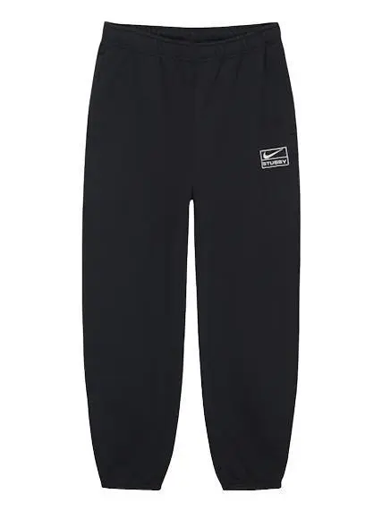 StÜssy X Nike Stone Washed Fleece Pant - Black