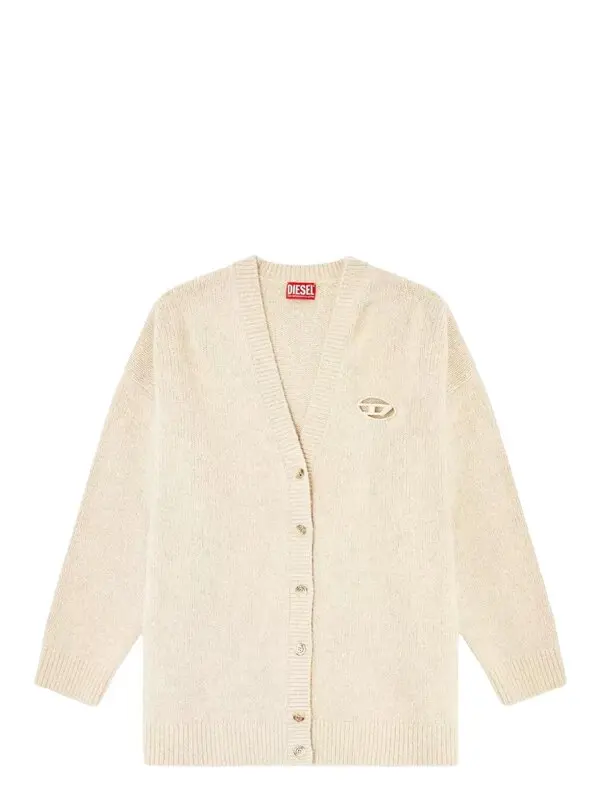 DIESEL® M-areela Chunky Knit Cardigan - Neutrals