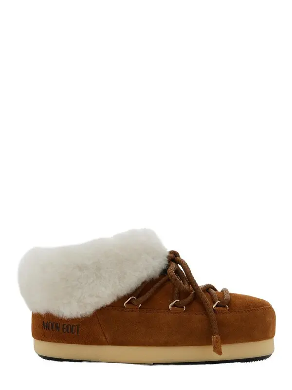 Moon Boot Evx Sheepskin Mules - Tan