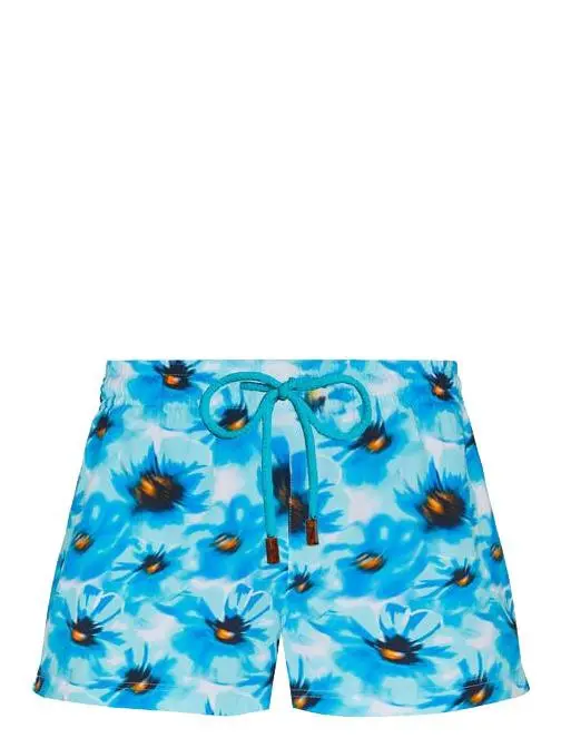 Vilebrequin Stretch Poppies Fabya Swim Shorts - Blue