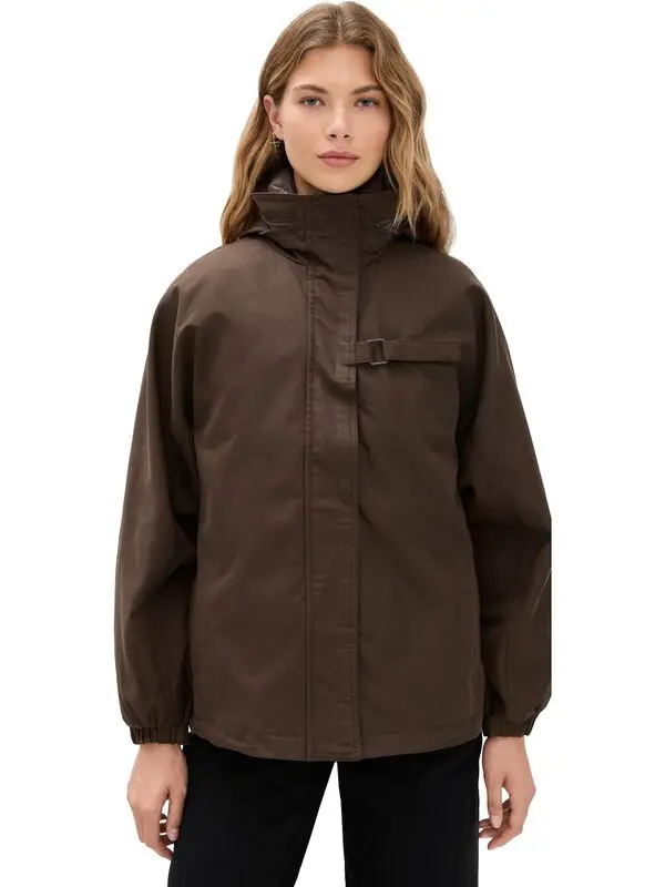 Line & Dot The Forest Anorak Jacket - Chocolate