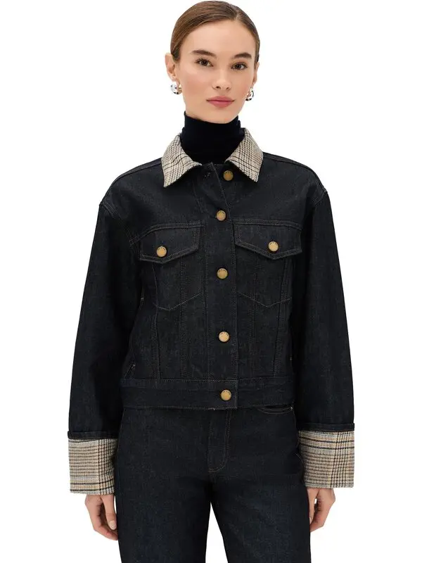 Rag & Bone Harriet Denim Trucker Jacket - Twrco