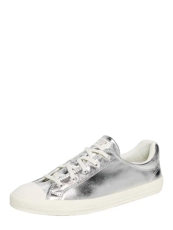 CONVERSE Chuck Taylor All Star Dainty Lucky Metal Sneakers - Silver Metallic/egret