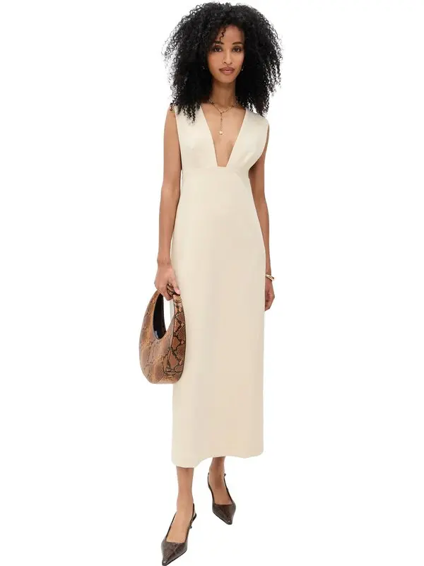 Rachel Comey Genteel Jacquard Maxi Dress - Cream