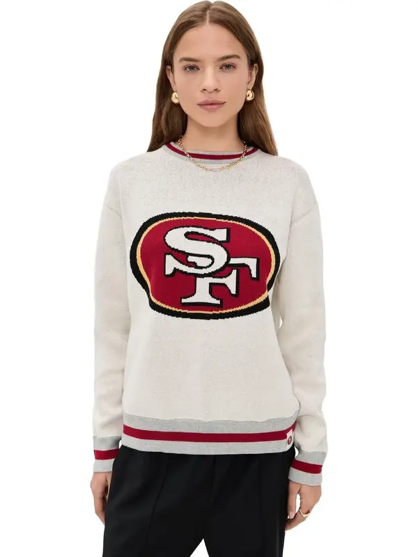 Terez Crewneck Sweater - 49ers Sugar Swizzle