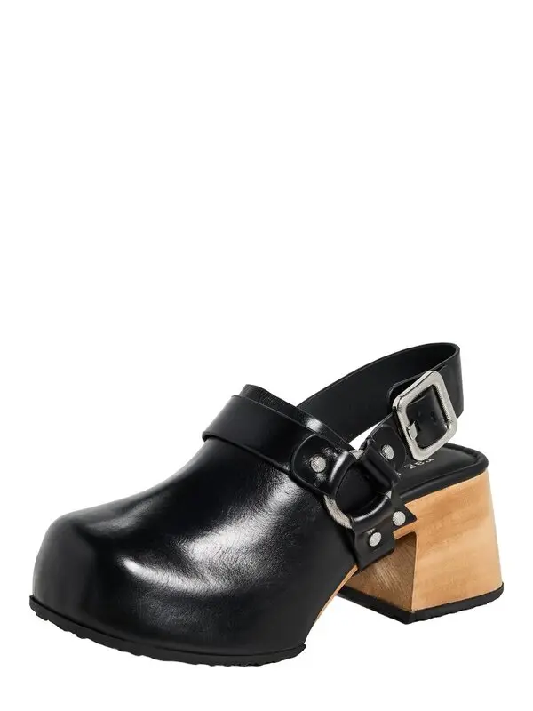 Rag & Bone Farrah Harness Clogs - Black
