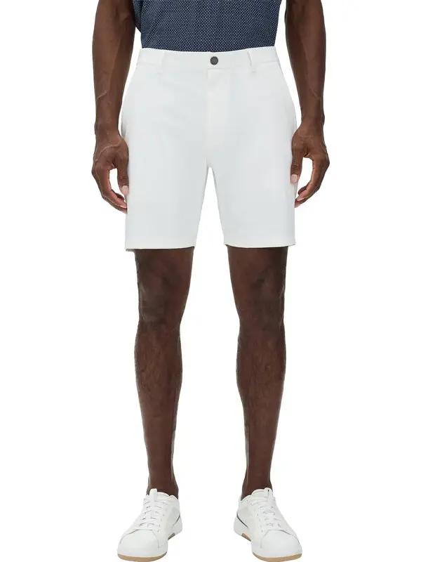 REDVANLY Varick Pull-on 7.5 Shorts - Bright White
