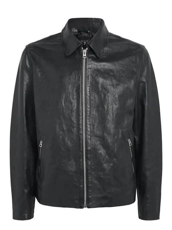 Rag & Bone Melrose Leather Jacket - Black