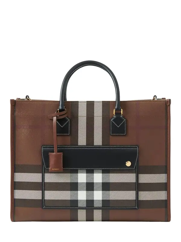 Burberry Freya Tote - Brown