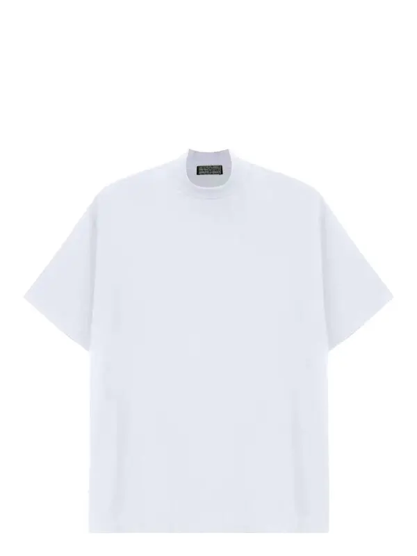 AMAPO Mock-neck T-shirt - White