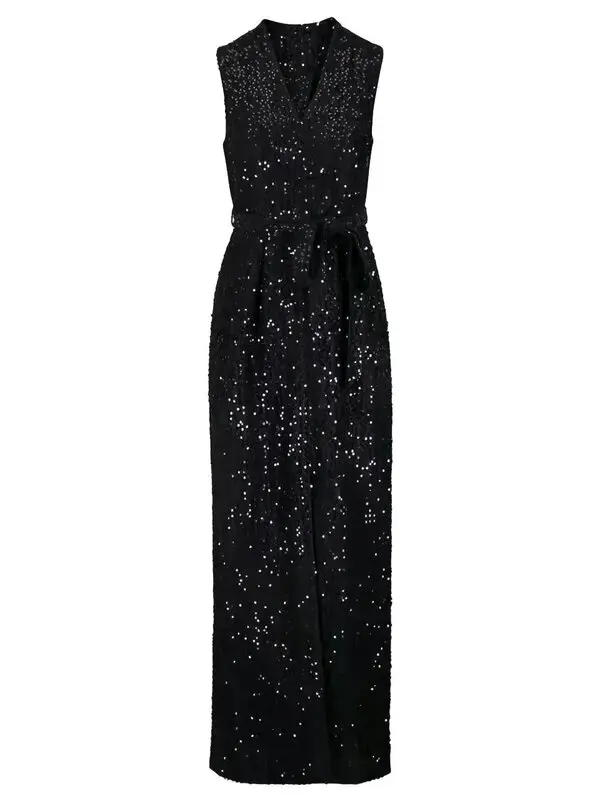 Sachin & Babi Sylvain Sequinned Maxi Dress - Black