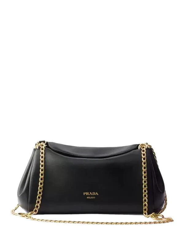 Prada Small Tumulte Shoulder Bag - Black
