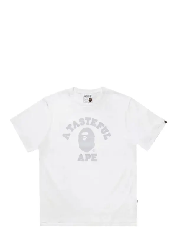 A BATHING APE X Jjjjound College Short-sleeve T-shirt - White
