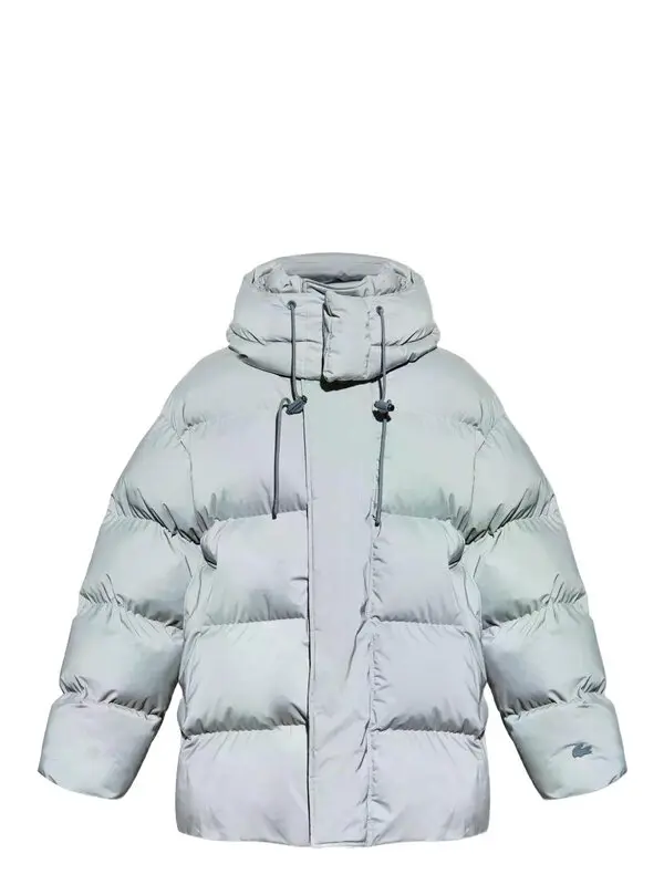 Lacoste Hooded Padded Jacket - Grey