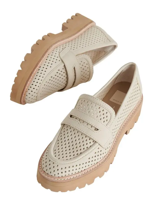 DOLCEVITA Malila Loafers - Ivory Nubuck