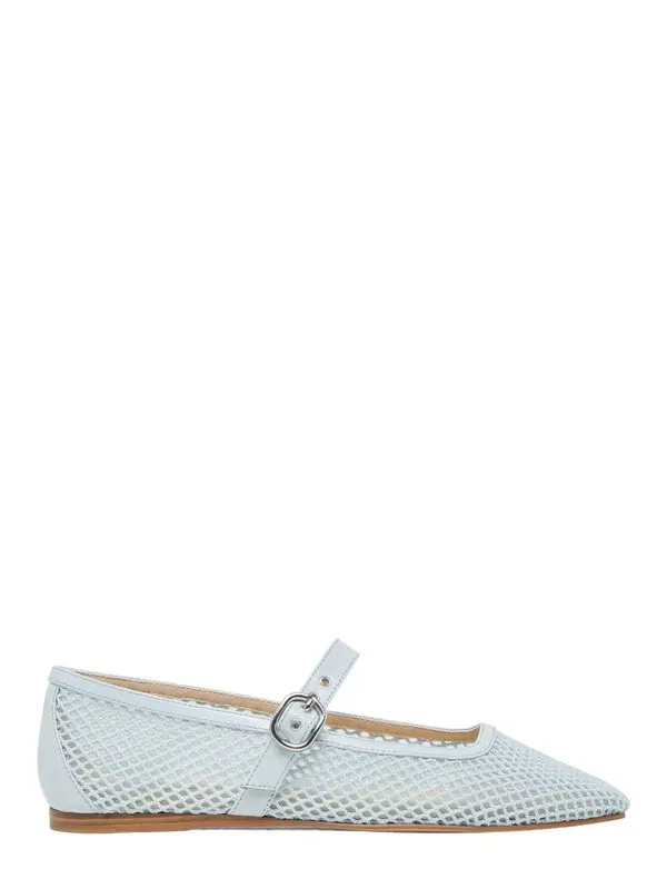 DOLCEVITA Rodni Mesh Ballet Flats - Light Blue Mesh